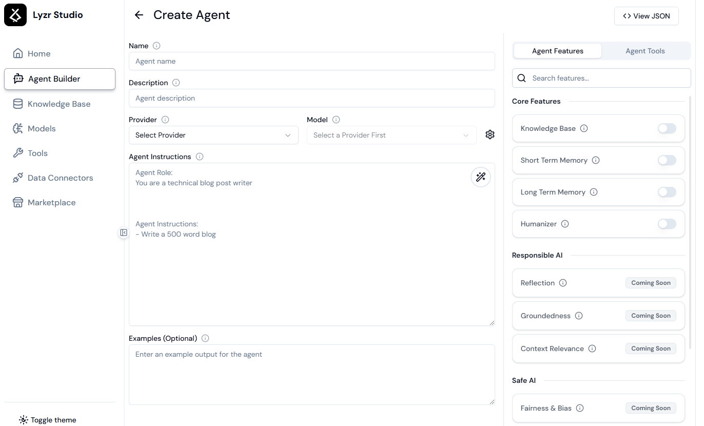 Build AI Agents Easily with Lyzr Agent Studio
